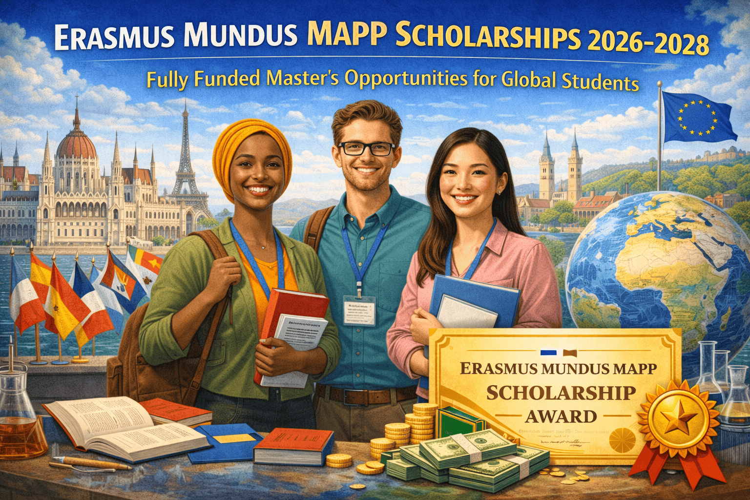 Erasmus Mundus MAPP Scholarships 2026–2028: Fully Funded